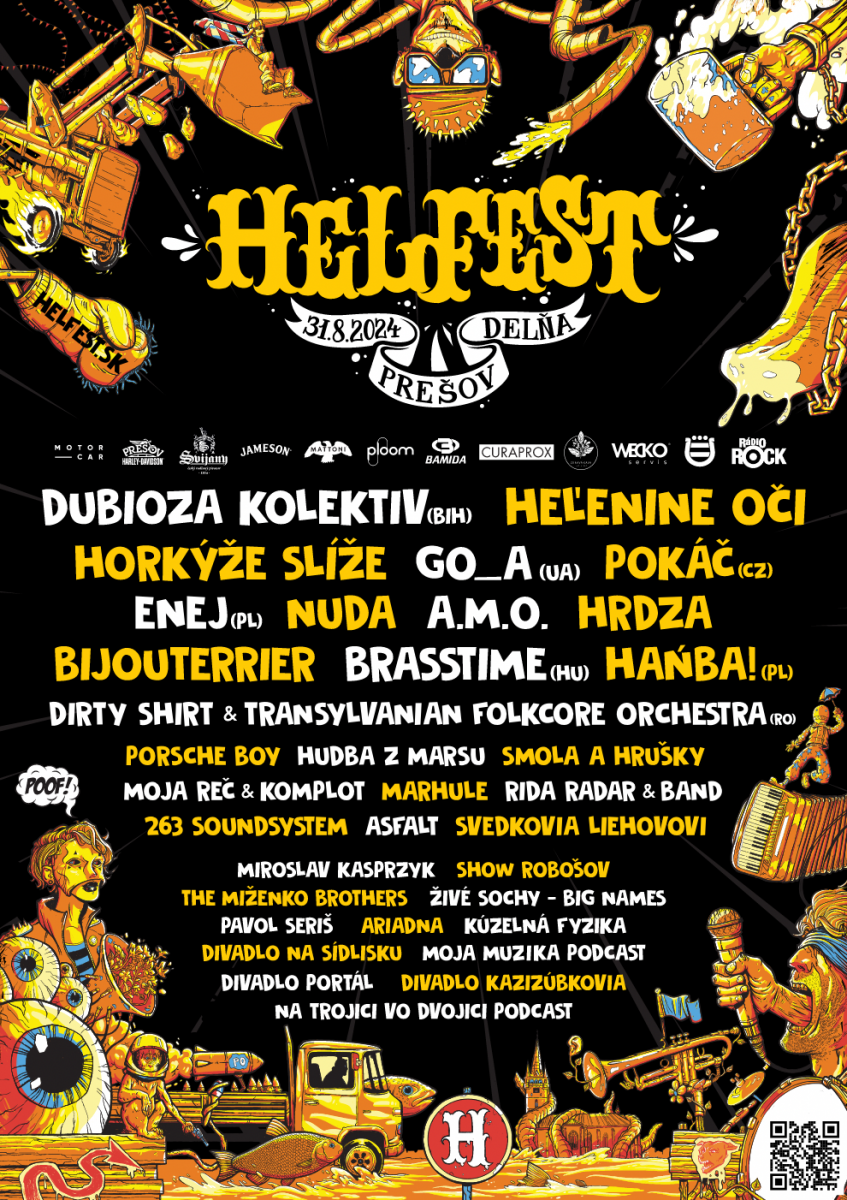 Multižánrový festival HELFEST 2024 zverejnil kompletný Lineup. Oslava 25. narodenín kapely ...